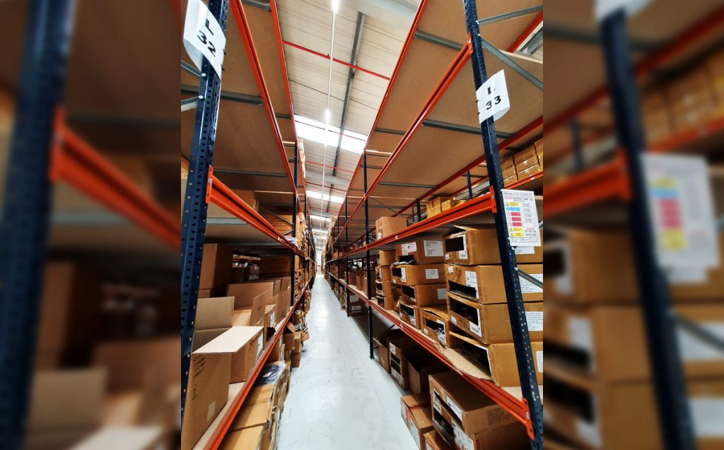 Warehouse Industrial Shelving - Transformer Storage Systems